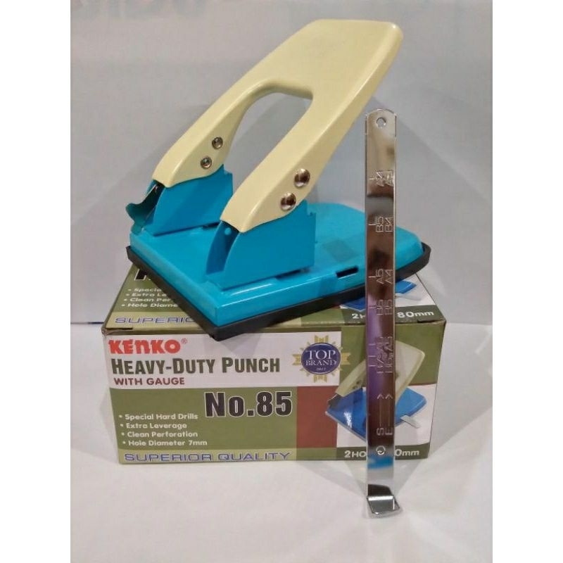 Jual Pembolong Kertas KENKO No 85 B Heavy Duty Punch 2 Lubang | Shopee ...