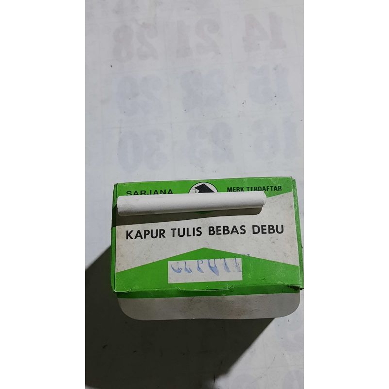 Jual Kapur Tulis Sarjana Warna Putih, Kapur papan tulis debu, Kapur ...