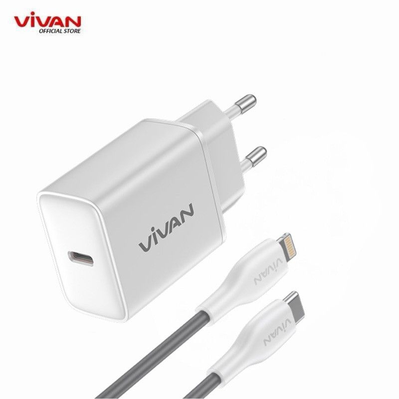 Jual Charger IPHONE Vivan Power C30L 30W TYPE-C TO IPHONE Lightning ...