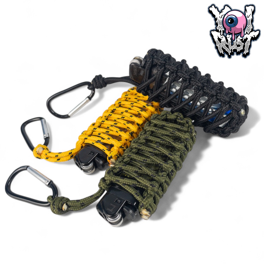 Jual YOiRust Case Korek Api Rajut Tali Prusik Paracord Case Pouch ...