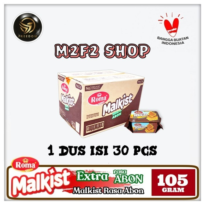 Jual Roma Biskuit Malkist Extra Rasa Abon Gurih - 105 gr (Kemasan ...