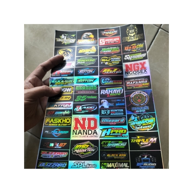 Jual STIKER BREWOG AUDIO,SINAR MUSIC AUDIO DAN SOUND LAINYA | STIKER HOLOGRAM | STIKER PACK ...