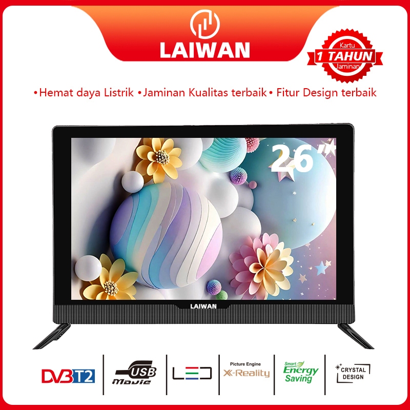 Jual 【LAIWAN】 TV Digital 21/24/26 Inch TV LED 21 inch FHD Televisi ...