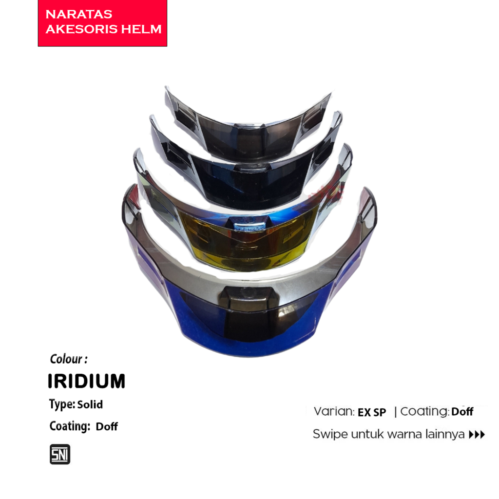 Jual SPOILER HELM 3D NJS KAIROZ polos&iridium pnp | SPOILER HELM PNP ...