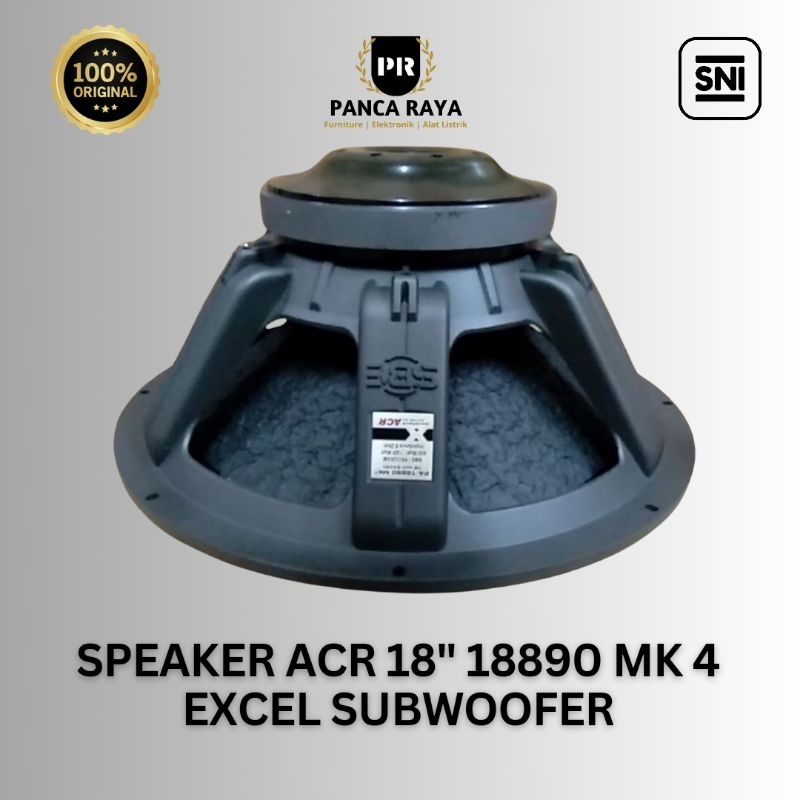 Jual SPEAKER ACR 18 INCH PA18890 MK3/MK4 EXCEL SUBWOOFER | Shopee Indonesia
