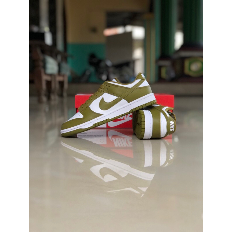 Jual Nike dunk low retro white pacific moss dv0833 105 (ORIGINAL RESMI ...