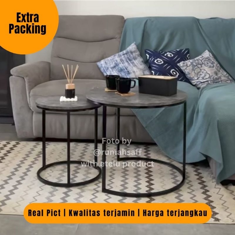 Jual MEJA TAMU MINIMALIS | MEJA TAMU MINIMALIS SET 2 IN 1 | MEJA SET ...