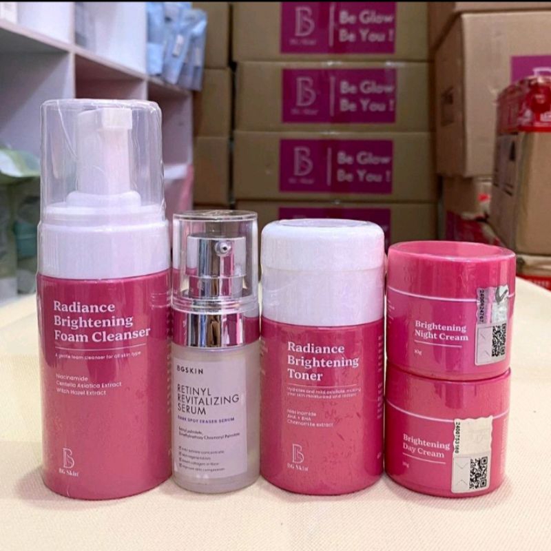 Jual BG SKIN PAKET FLEK PLUS SERUM Untuk Mencerahkan & Memudarkan Flek ...