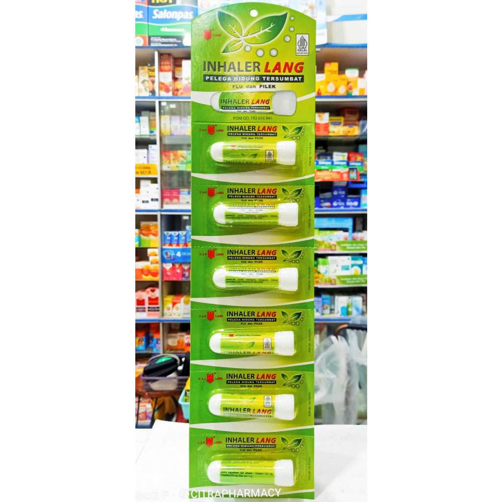 Jual Inhaler Cap Lang 𝟏 𝐑𝐄𝐍𝐓𝐄𝐍𝐆 𝐈𝐒𝐈 𝟔 𝐏𝐂𝐒 - Membantu Melegakan Hidung Tersumbat Akibat Pilek ...