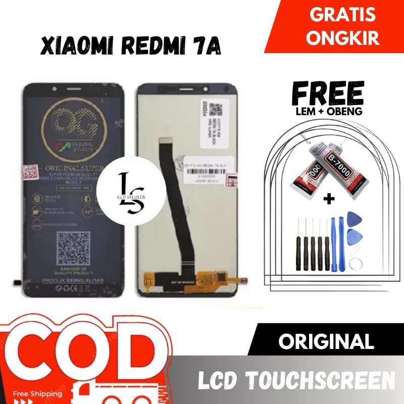 Jual Lcd Touchscreen XIAOMI REDMI 7A (OG SUPER) Original Fullset FREE ...
