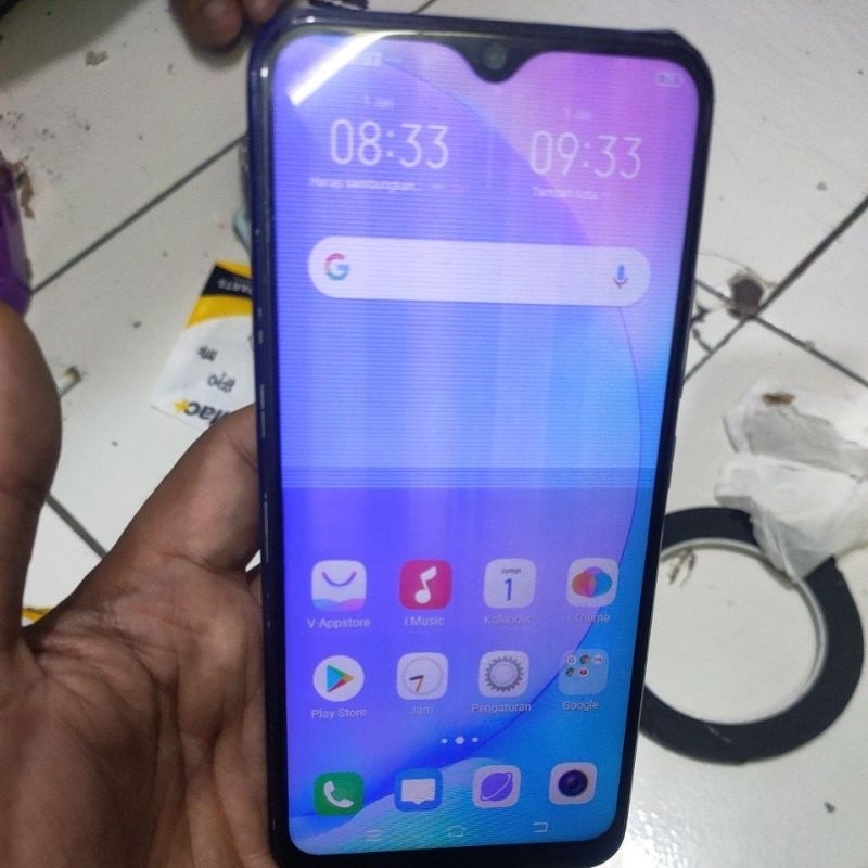 Jual mesin Vivo y17 minus layar bergaris dan sinyal,baca deskripsi ...