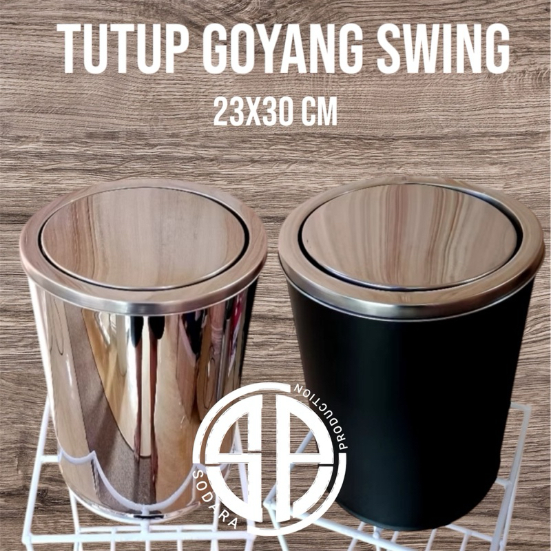 Jual Tempat Sampah Stainless Tutup Swing | Tong Sampah | Wadah Sampah ...