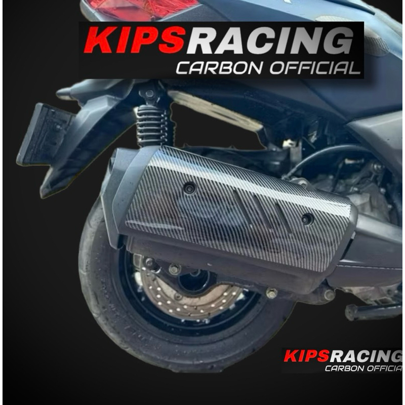 Jual COVER TUTUP KNALPOT X MAX CARBON GLOSY ️- Cover knalpot carbon x ...