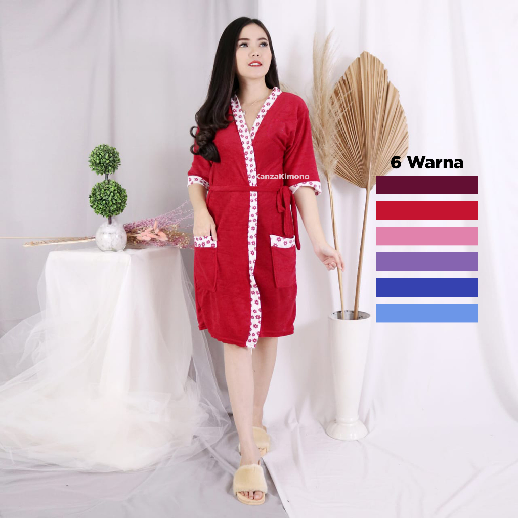 Jual Kimono Handuk Dewasa L/Jubah Mandi/Kimono Murah Lembut/Handuk ...
