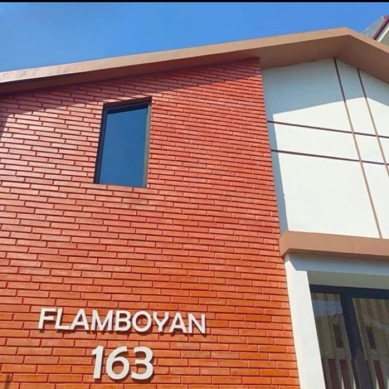 Jual Bata tempel bevel merah teracota(merah bata)/putih natural/abu ...