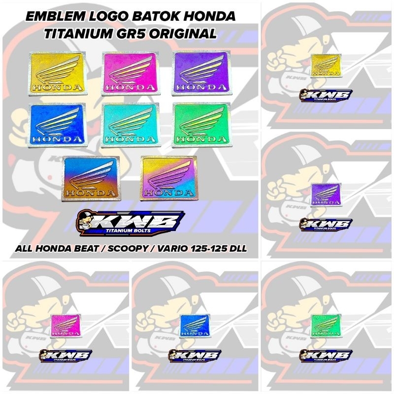 Jual Emblem logo batok honda beat / scoopy / vario emblem logo batok ...