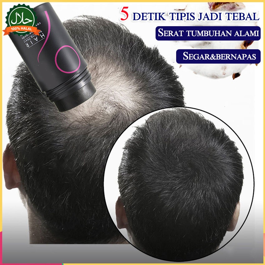 Jual Hair fiber Penebal rambut Bubuk rambut pria powder Hair powder ...