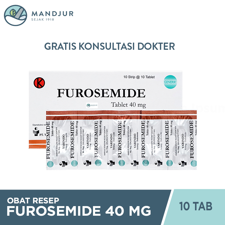 Jual Furosemide 40 Mg Strip 10 Tablet | Shopee Indonesia