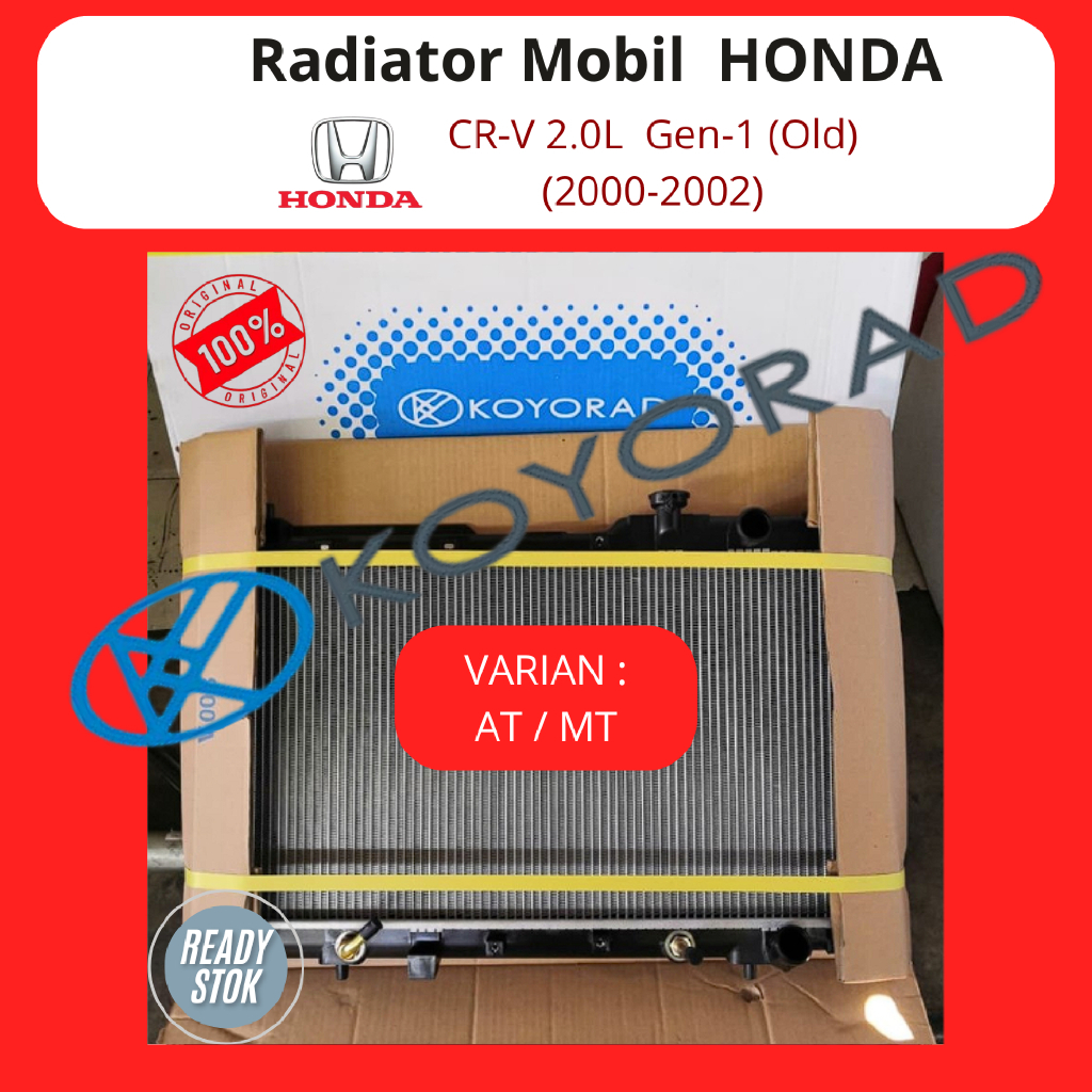 Jual Radiator Koyorad Original Honda CRV Gen 1 Old (2000-2002) Manual Matic | Shopee Indonesia