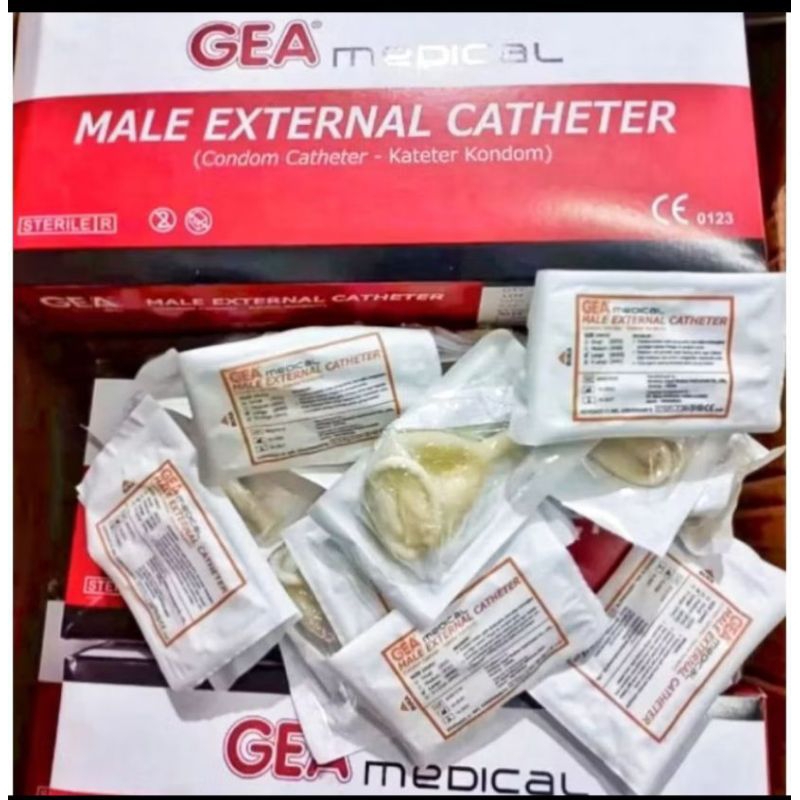 Jual GEA Male External Catheter / Condom Catherer Pria Ecer | Shopee ...