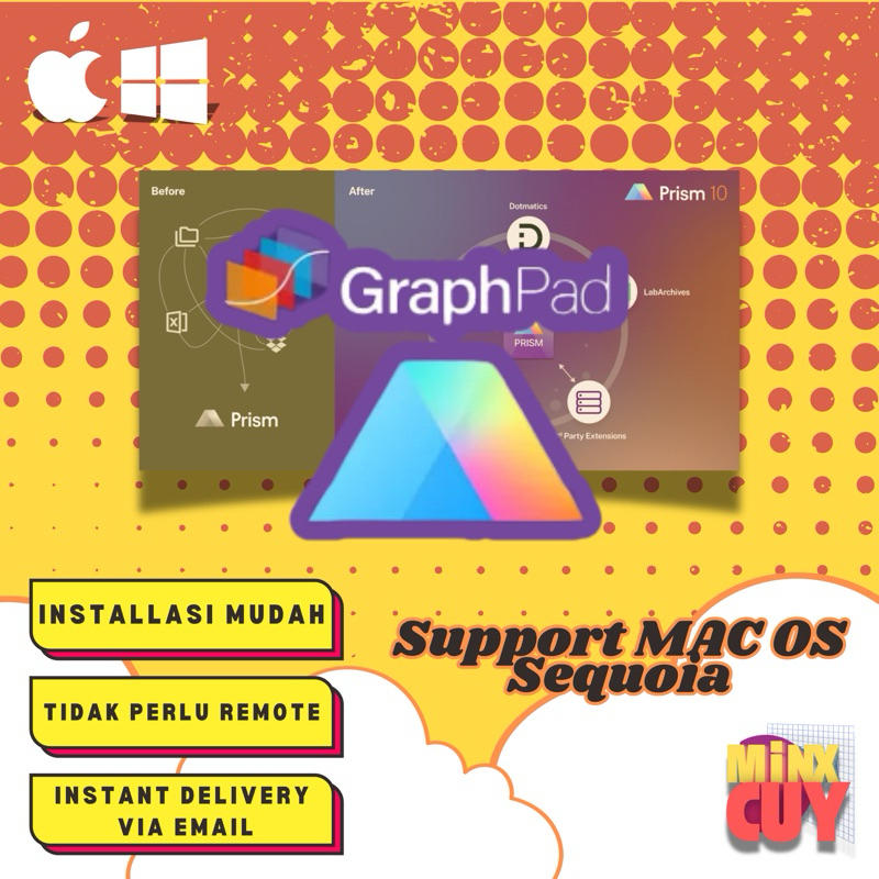 Jual GRAPHPAD PRISM 10.4.0 LATEST VERSION MAC & WIN | Shopee Indonesia
