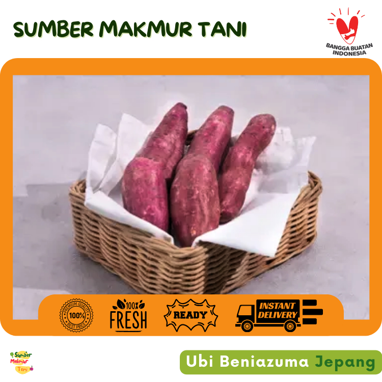 Jual [TERMURAH] Ubi Jepang Beniazuma / Japanese Sweet Potato 1 kg ...