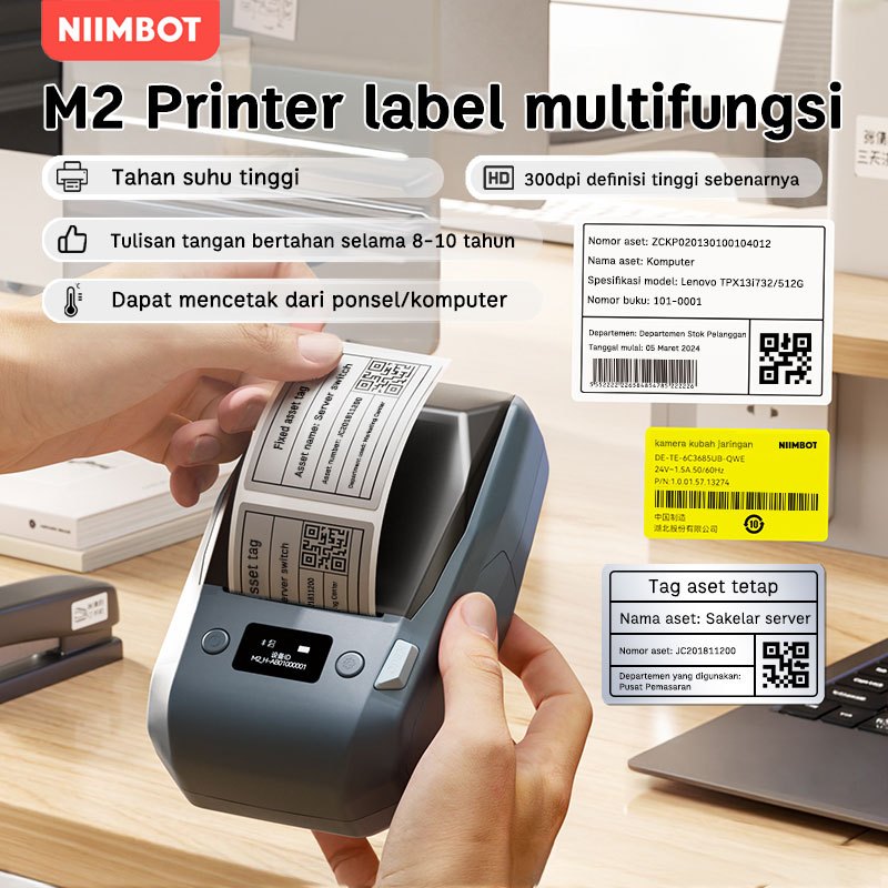 Jual NIIMBOT M2 Printer Barcode Multifungsi, Mendukung Pencetakan Warna ...