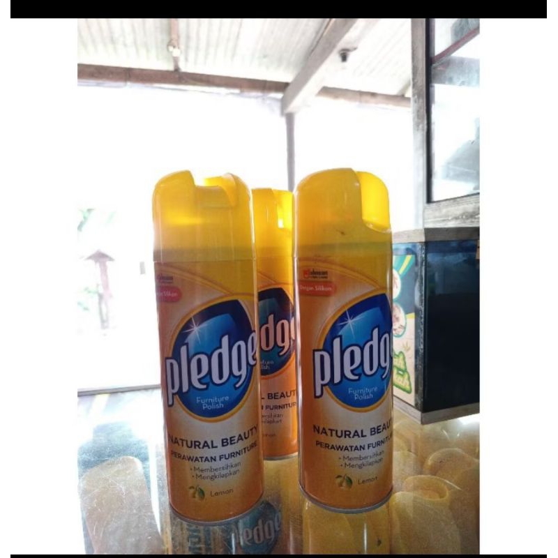 Jual Pledge Aerosol 330ml Pembersih Furnicure | Shopee Indonesia