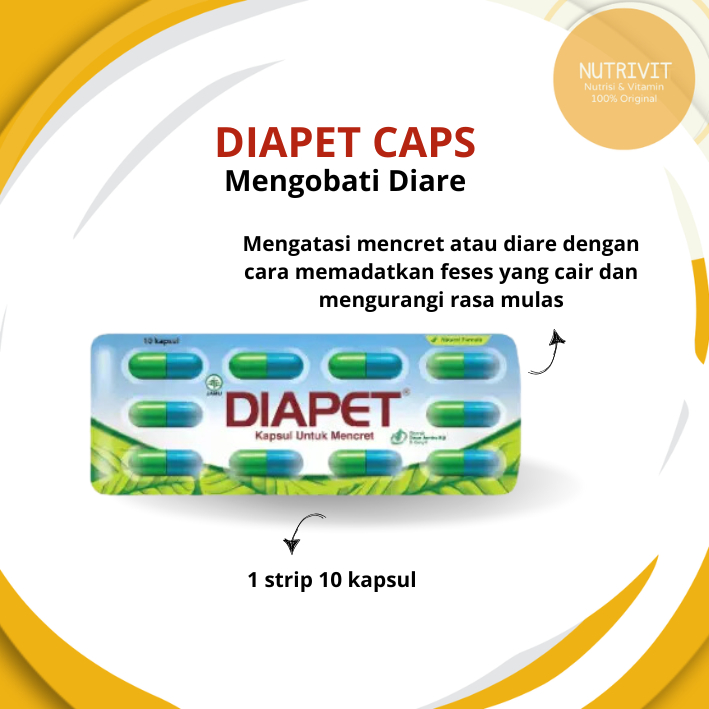 Jual DIAPET CAPS isi 10 KAPSUL | Shopee Indonesia