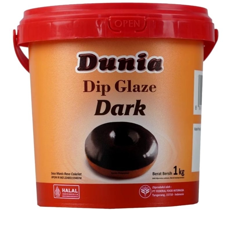 Jual Glaze Dunia ECO 1kg / Glaze Dunia ECO Coklat 1kg / Glaze Dunia ECO ...