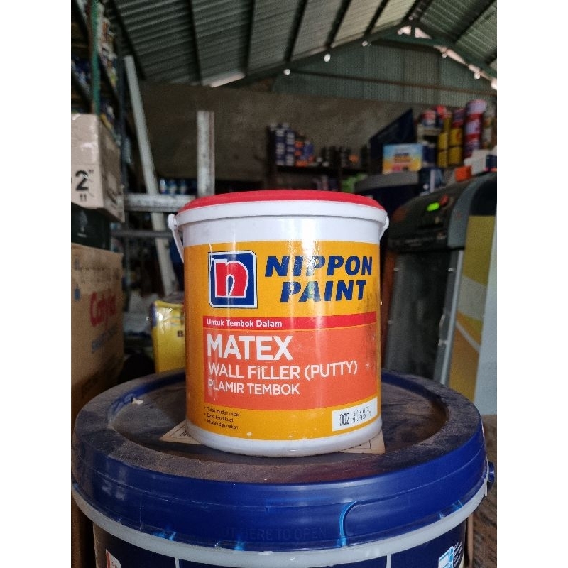 Jual Wall Filler Nippon Paint Matex Plamir Tembok Dempul Tembok 4 Kg | Shopee Indonesia