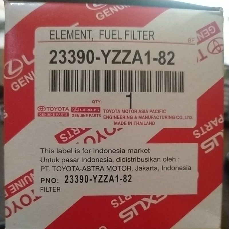 Jual filter solar/fuel filter Innova 2004-2015/Fortuner/Hilux lama ...