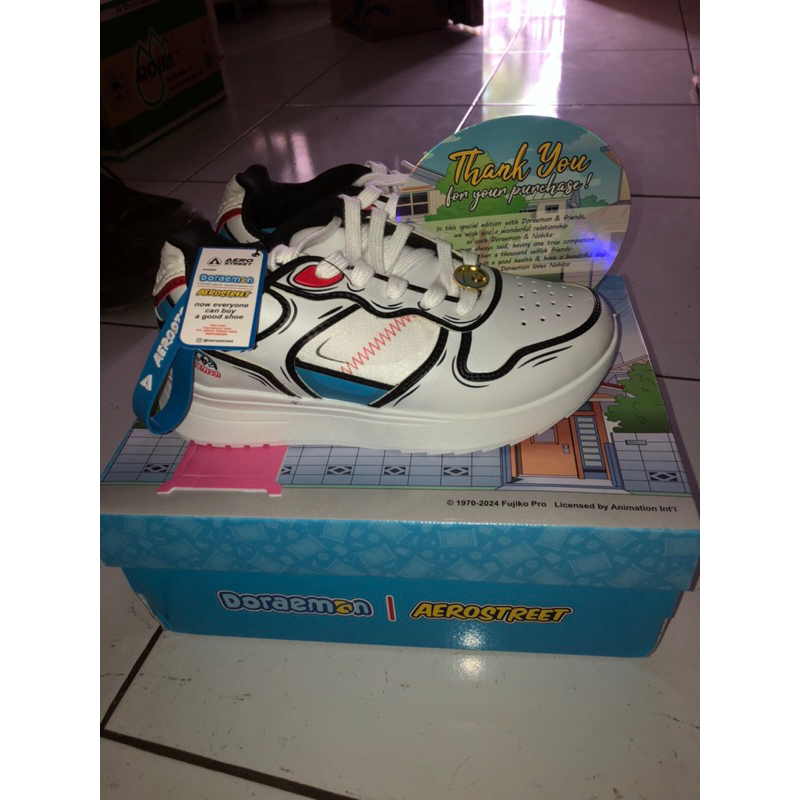 Jual AEROSTREET DORAEMON UKURAN 39 WHITE | Shopee Indonesia