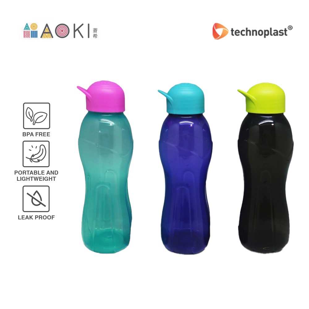 Jual Technoplast Aoki Botol Minum Dewasa 530ml | Botol Minum Plastik | Botol Air Minum BPA Free ...