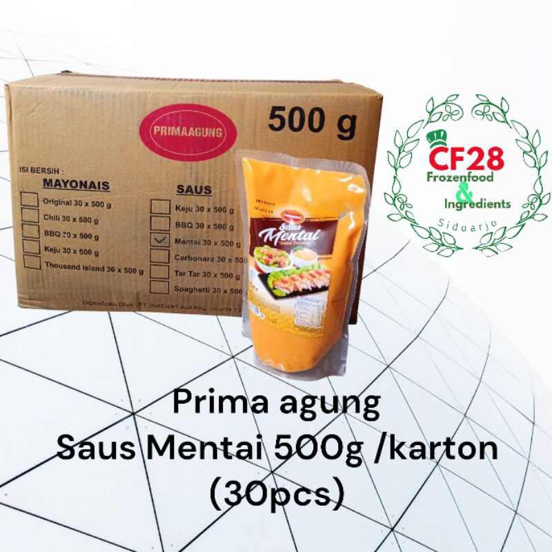 Jual Prima agung saus mentai 500g per karton | Shopee Indonesia