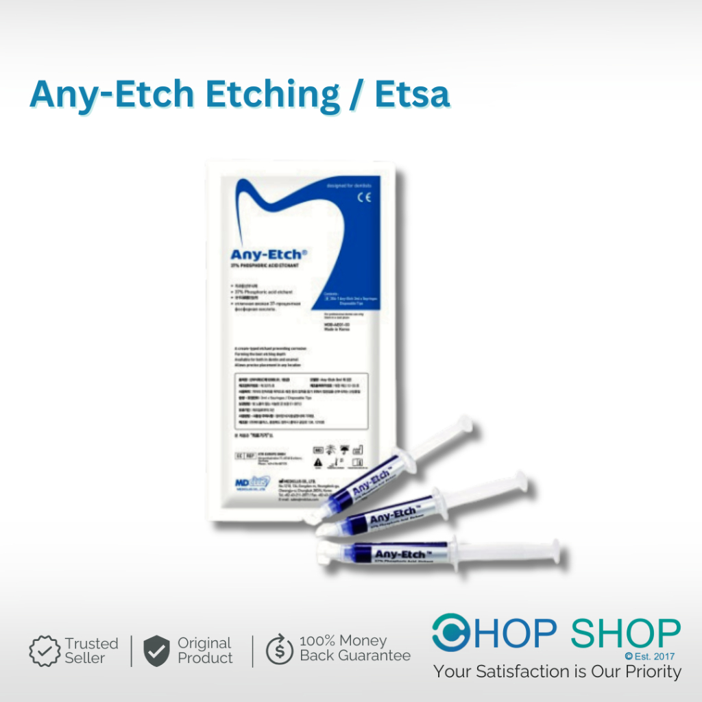 Jual ORIGINAL ETCHING ANY ETCH Dental Etch Etching Gel Etsa Gigi Anyetch | Shopee Indonesia