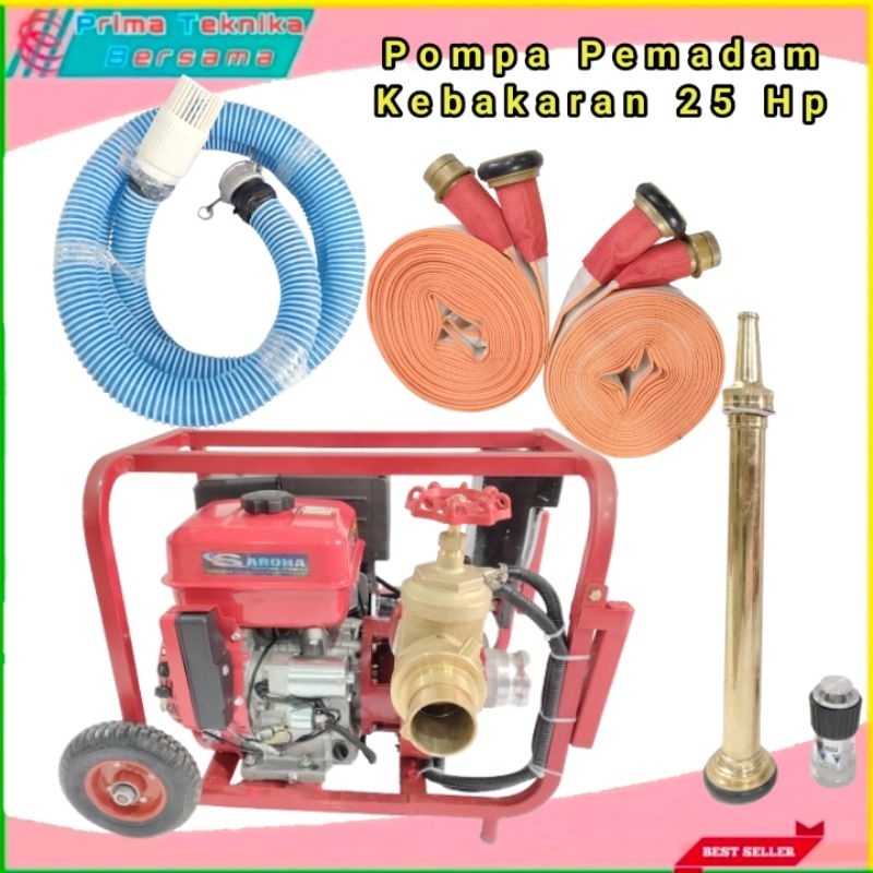 Jual Pompa pemadam kebakaran 25 hp tekanan tinggi / pompa damkar high ...