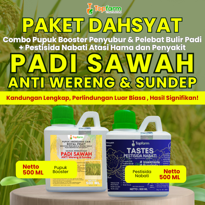 Jual Pupuk Topfarm / Pupuk Padi Sawah Terbaik / Obat Padi Untuk Hama ...