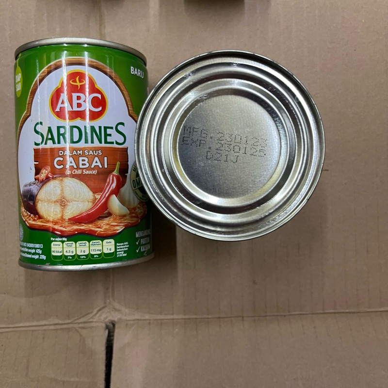 Jual ABC Sardines Cabai Kemasan Kaleng - Ikan Sarden ABC Kemasan Kaleng ...