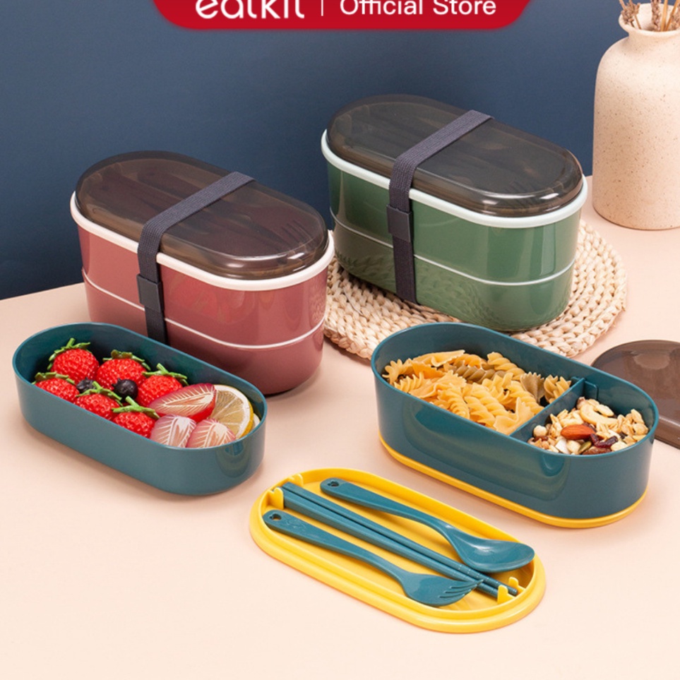 Jual Surprise Eatkit Kotak Makan Siang Transparan 125ml Desain Dua ...