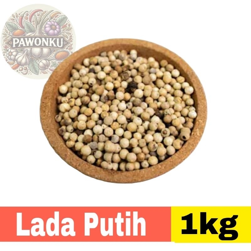 Jual 🟥 Bumbu Dapur 🟥 Lada Merica Butir Putih 1kg | Shopee Indonesia