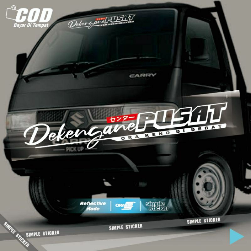 Jual sticker Dekengane Pusat | sticker kaca mobil truk pickup ...