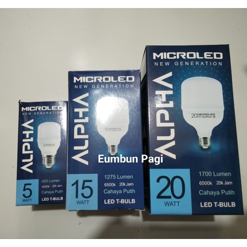 Jual Lampu LED Microled Alpha Terang termurah 5w 10w 15w 20w | Shopee Indonesia
