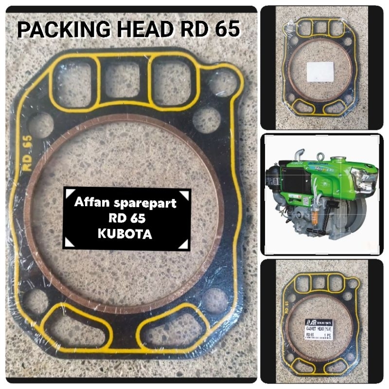 Jual PACKING HEAD PACKING SILINDER KOP MESIN KUBOTA RD 65 MESIN ( 6,5 ...