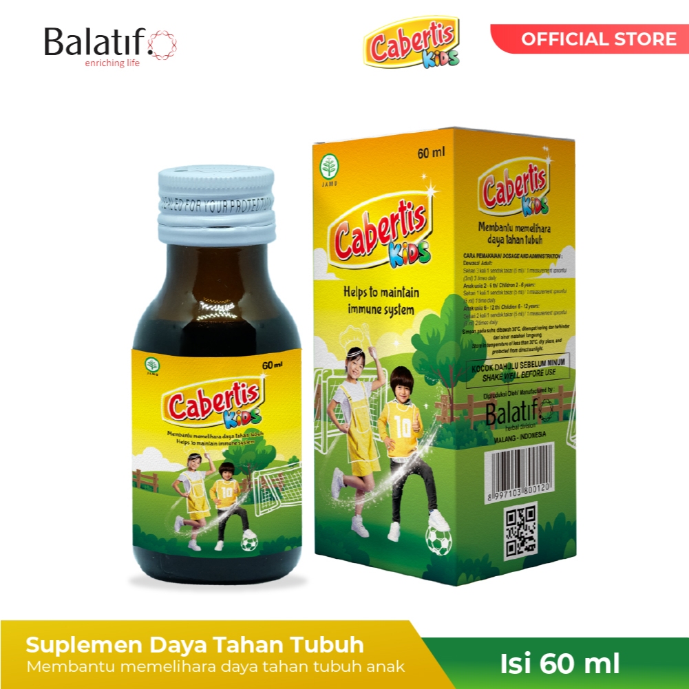 Jual CABERTIS KIDS Suplemen Daya Tahan Tubuh Anak | BALATIF | Shopee ...