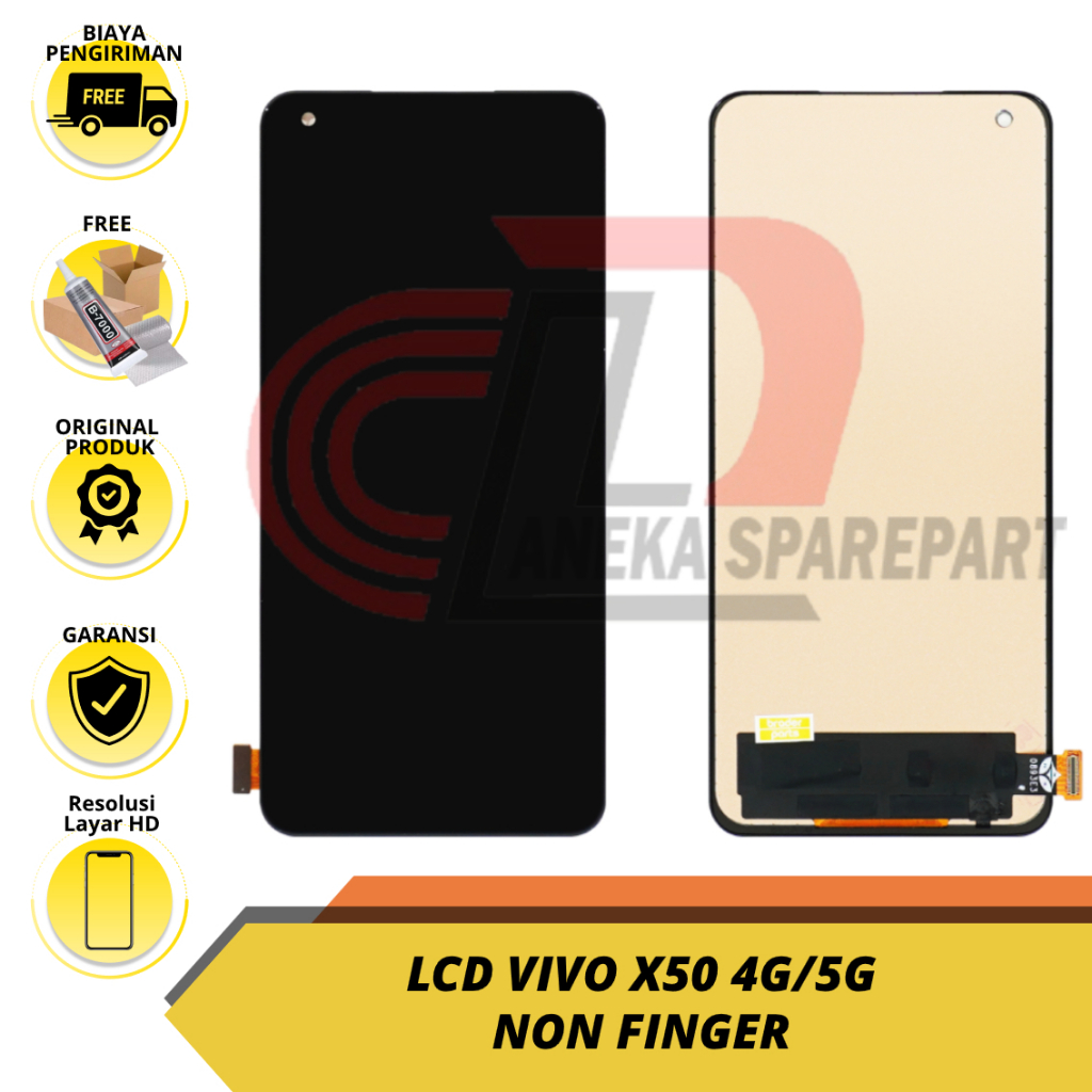 Jual LCD TOUCHSCREEN VIVO X50 4G / X50 5G ORIGINAL BERGARANSI / FREE ...