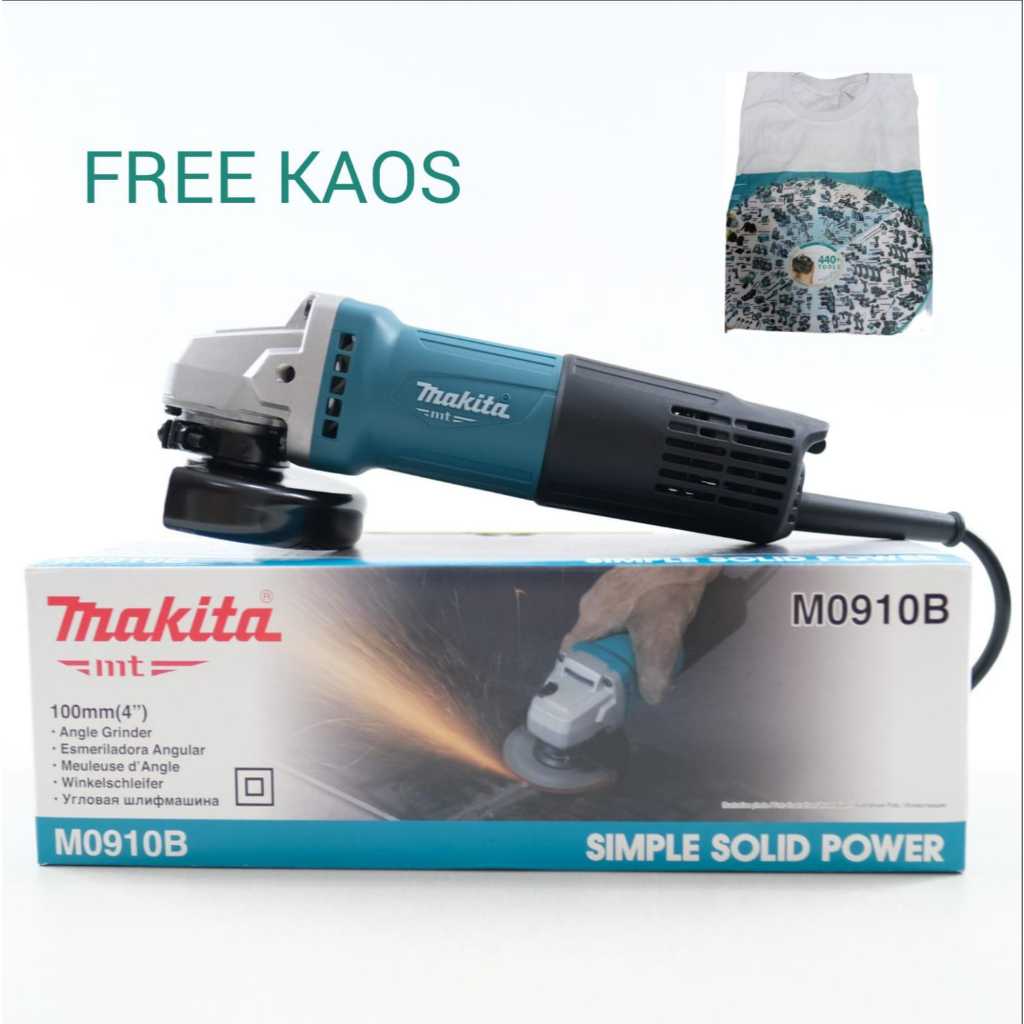 Jual MAKITA M0910B mesin gerinda gurinda tangan 4" M 0910 B angle ...