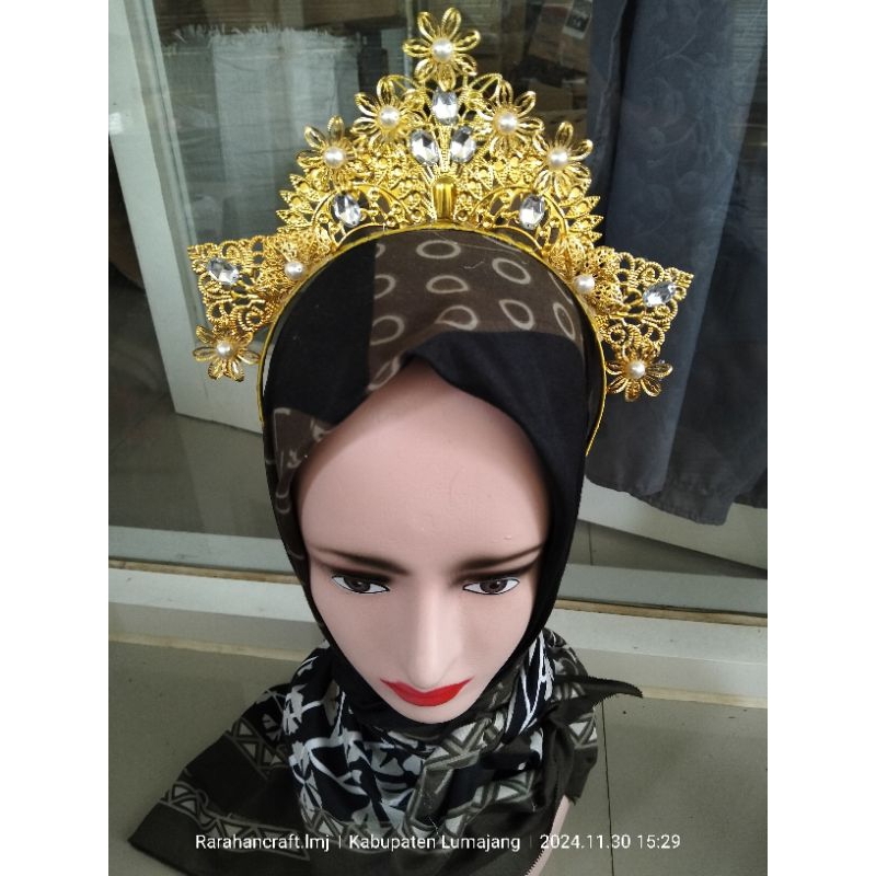 Jual mahkota bando adat bando tari bando karnaval (style 19) | Shopee ...