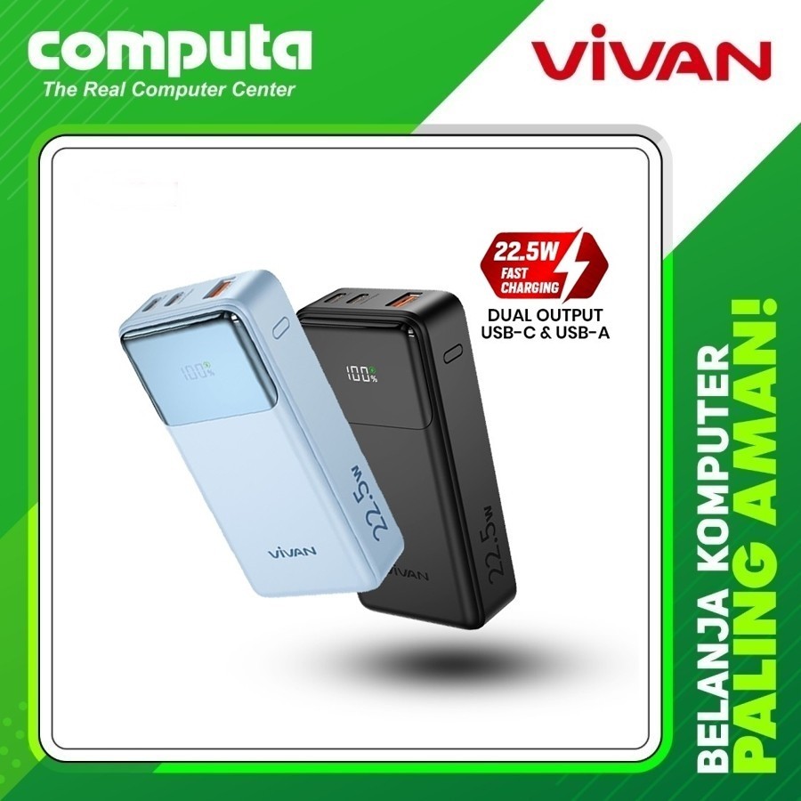 Jual Vivan VPB-C10 Mini Powerbank 9000 mAh Fast Charging PD QC 3.0 22 ...