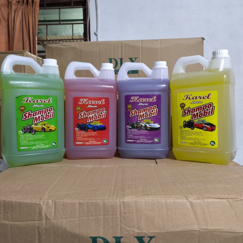 Jual Shampoo Mobil Karel Jhon Ekonomis 5 Liter | Shopee Indonesia